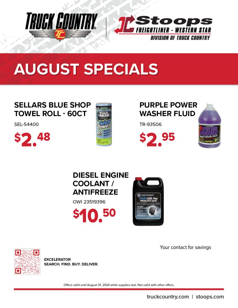 Parts Specials | Truck Bucks | Truck Country | Stoops-Freightliner